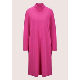 Madeleine Mode MADELEINE Damen Sommerkleid "Jerseykleid Jersey-Kleid mit Stehkragen, Midil&auml;nge", pink, Modern, Gr. 48, Obermaterial: 50% Modal CMD. 45% Polyester