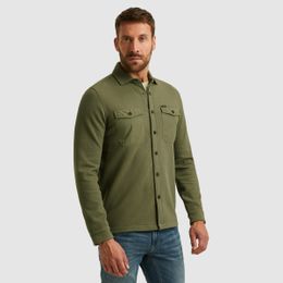 PME-Legend PME LEGEND Herren Langarmhemdfour leaf clover, Gr. XXXL, unifarben, Web, Obermaterial: 100% Baumwolle, Hemden, mit Druckkn&ouml;pfen und Brusttaschen