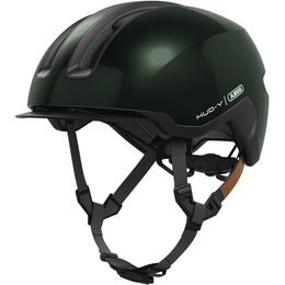 Abus Fahrradhelm "HUD-Y", S Kopfumfang: 51cm - 55cm, gr&uuml;n, Helme