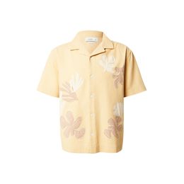 Abercrombie & Fitch Abercrombie & Fitch Hemd Herren Gr&ouml;&szlig;e XXL beige / hellbraun / pastellgelb / offwhite