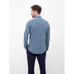 Lerros Herren Langarmhemd "Jerseyhemd mit Haifischkragen"arctic blau, Gr. XL, 100% Baumwolle, Hemden