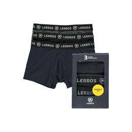 Lerros Herren Slip "Boxershorts Multicolor 3er Pack", Gr. M, schwarz, 95% Baumwolle, 5% Elasthan, Unterhosen