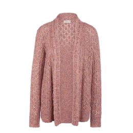 GOLDNER Damen Strickjacke "Kurzgr&ouml;&szlig;e Trageangenehme offene Strickjacke", rosa, Gr. 23, Obermaterial: 72% Polyester PES. 24% Polyacryl PAN. 4% Wolle