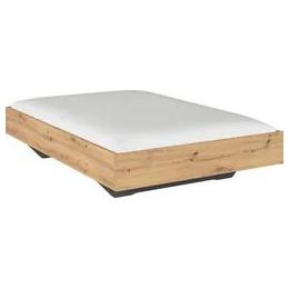 Futonbett Rauch "Phoenix", braun (eichefarben artisan), B:145cm H:41cm L:206cm, Betten, Futonbett, ohne Kopfteil