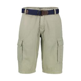 Lerros Herren Bermudas "Cargobermuda inklusive G&uuml;rtel", grau, Gr. 40, 100% Baumwolle, Hosen