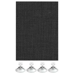 Sonnenschutz Gardinia "Flexibler Sonnenschutz mit Saugn&auml;pfe" Gr. 1, schwarz, B:80cm L:40cm, Polyester, Fensterfolien, mit Saugn&auml;pfe