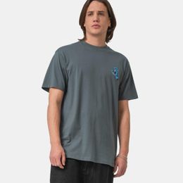 Santa Cruz Herren T-Shirt "SCREAMING HAND CHEST T-SHIRT", grau, Gr. S, Obermaterial: 100% Baumwolle, Shirts