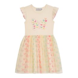 DANAMADE M&auml;dchen Sommerkleid "DANAMADE Dresses DBLAIR", bunt, Gr. 128, Oberteil: 95% Baumwolle, 5% Elasthan. Rock: 100% Polyester. Futter: 100%