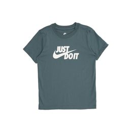 Nike Sportswear T-Shirt 'JDI' Jungen Gr&ouml;&szlig;e 158/170 petrol / wei&szlig;
