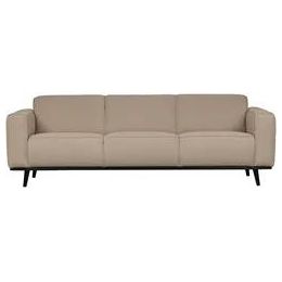 3-Sitzer Woood "Statement", beige, B:230cm H:77cm T:93cm, Sofas, frei im Raum stellbar, H 77 cm x B 230 cm
