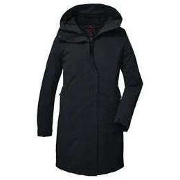 Parka "GW 73 WMN PRK", Damen, Gr. 42, schwarz, Obermaterial: 100% Polyester;Futter: 100% Polyester;F&uuml;llung: 100% Polyester, G.I.G.A. DX BY KILLTEC, Jacken Parka, Wasserdichter, atmungsaktiver Damenparka mit Teflon EcoEliteTM