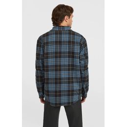 O`Neill O'NEILL Herren Hemdjacke "O'NEILL MUST-HAVE FLEECE LINED SHIRT"blau flannel, Gr. M, Obermaterial: 100% Baumwolle, Jacken, mit Fleece-Innenseite, aus