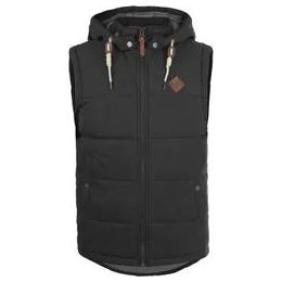 !Solid Steppweste SOLID "Steppweste SDDry", Herren, Gr. M, schwarz, Obermaterial: 70% Baumwolle CO. 30% Nylon NY., Westen Steppweste