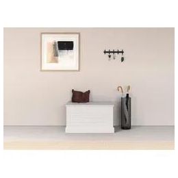 Sitztruhe OTTO HOME "Liotta", wei&szlig;, B:80cm H:45cm T:45cm, Massivholz, Sitzb&auml;nke, Truhe mit Stauraum
