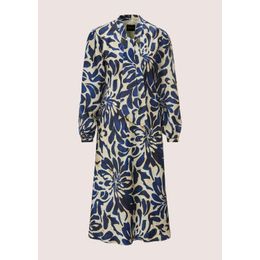 Madeleine Mode MADELEINE Damen Sommerkleid "Kleid Elegantes Viskosekleid mit Blumenmuster", blau, Modern, Gr. 42, Obermaterial: 100% Viskose CV., Kleider, Mit