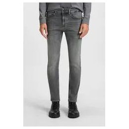 Slim-fit-Jeans BOSS ORANGE "Delaware", Herren, Gr. 40, L&auml;nge 32, medium grau038, Denim/Jeans, Obermaterial: 93% Baumwolle, 5% Elastomultiester, 2% Elasthan, unifarben, slim fit lang, Jeans Slim-fit-Jeans, slim fit, mittlere Bundh&ouml;he, schmaler Beinverlauf