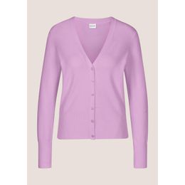 Madeleine Mode MADELEINE Damen Strickjacke "Strickjacke Eleganter Viskose-Cardigan mit Knopfleiste", rosa, Modern, Gr. 36, Obermaterial: 70% Viskose CV. 30%