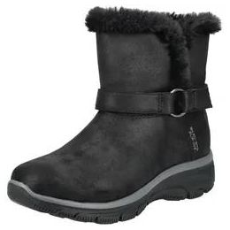 Stiefelette Skechers "Skechers Stiefelette Textil", Damen, Gr. 37, schwarz, Textil, Schuhe Stiefelette