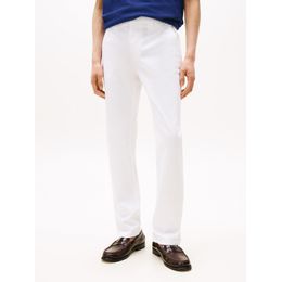 Tommy Hilfiger Herren Chinohose "DENTON ESSENTIAL"th optic wei&szlig;, Gr. 31, Twill, Obermaterial: 97% Baumwolle, 3% Elasthan, Hosen, Gerades Bein,