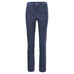 Regular-fit-Jeans GOLDNER "Damen Jeans Slim Fit LOUISA mit Stretch-Anteil", Damen, Gr. 40, N-Gr, blau (dunkelblau), Obermaterial: 70% Baumwolle CO. 27% Polyester PES. 3% Elasthan EL., normal, Jeans, Ohne