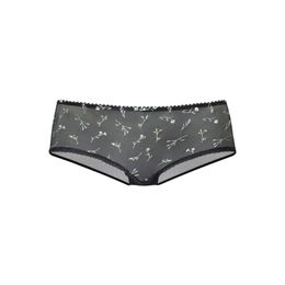 Vivance Damen Panty "Thea", Gr. 36, schwarz, Mesh, Obermaterial: 83% Polyamid, 12% Elasthan, 5% Polyester, Unterhosen, mit Blumen aus feiner