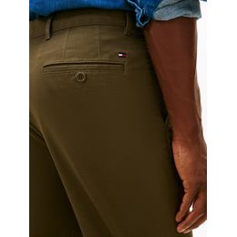 Tommy Hilfiger Herren Chinohose "DENTON ESSENTIAL"army gr&uuml;n, Gr. 30, Twill, Obermaterial: 97% Baumwolle, 3% Elasthan, Hosen, Gerades Bein, Schlichte