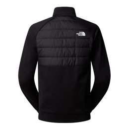 The North Face Herren Fleecejacke "M REAXION 2.0 FLEECE HYBRID FULL ZIP JAC", schwarz, Gr. M, Obermaterial: 100% Polyester, Jacken, sportlicher Stil,