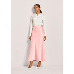 Madeleine Mode MADELEINE Damen Midirock "Satinrock Eleganter Maxirock f&uuml;r festliche Anl&auml;sse", rosa, Modern, Gr. 40, Obermaterial: 100% Polyester PES., R&ouml;cke, Langer