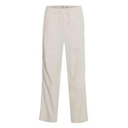!Solid SOLID Herren Leinenhose "Leinenhose SDALANN ALLAN ELASTICATED", beige, Gr. XL, Obermaterial: 58% Leinen LI. 42% Viskose CV., Hosen