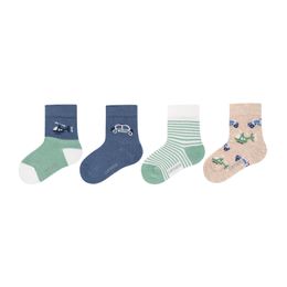 Camano Damen Socken, Gr. 19, bunt, Obermaterial: 72% Baumwolle, 26% Polyamid, 2% Elasthan, Socken