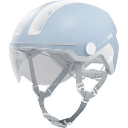 Abus Fahrradhelm "HUD-Y ACE", L Kopfumfang: 57cm - 61cm, blau, Helme
