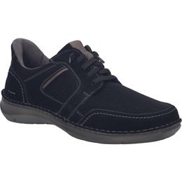 Josef Seibel Herren Schn&uuml;rschuh "New Anvers 24, schwarz-kombi", Gr. 44, schwarz, Obermaterial: 80% Rindsleder Leather cow. 20% Textilmaterial