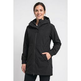 Sch&ouml;ffel SCH&Ouml;FFEL Damen Parka "Parka Style Bohorok WMS", schwarz, Gr. 44, Obermaterial: 100% Polyester, Jacken, Oversize-Passform mit Raglan&auml;rmeln, Taillenzug