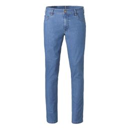 MEYER Herren 5-Pocket-Jeans "M5 Five 1-6290"blau stone, Gr. 34, unifarben, 81% Baumwolle, 17% Polyester, 2% Elasthan, Jeans, aus Bio-Baumwolle