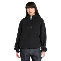 Timberland Herren Fleecepullover "Silicon Badge Polar Fleece Hoodie", schwarz, Gr. S, Fleece, Obermaterial: 100% Polyester, Sweatshirts, mit