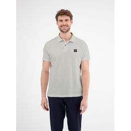 Lerros Herren Poloshirt "Poloshirt in weicher Waffelpiqu&eacute;qualit&auml;t", wei&szlig;, Gr. S, 100% Baumwolle, Shirts