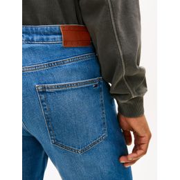 Tommy Jeans Herren 5-Pocket-Jeans "OTIS REGULAR STRAIGHT"denim medium, Gr. 32, unifarben, Denim/Jeans, Obermaterial: 99% Baumwolle, 1% Elasthan,