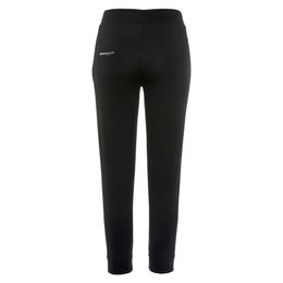 Bruno Banani Damen Jerseyhose, schwarz, Gr. 38, clean, unifarben, Milano Rib, Obermaterial: 76% Polyester, 20% Viskose, 4% Elasthan, Hosen,