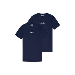 Ellesse Herren T-Shirt "T-Shirt OLLIO 2 TEE 2er Pack", blau, Gr. M, Obermaterial: 100% Baumwolle CO., Shirts