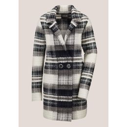 Madeleine Mode MADELEINE Damen Strickjacke "Strickjacke D&uuml;nner Mantel aus italienischem Garn", wei&szlig;, Modern, Gr. 44, Obermaterial: 27% Polyamid PA. 24% Viskose CV.