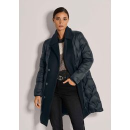 Madeleine Mode MADELEINE Damen Langmantel "Steppmantel Eleganter Wintermantel f&uuml;r k&uuml;hle Tage", schwarz, Modern, Gr. 38, Obermaterial: 50% Polyamid PA. 24% Polyester