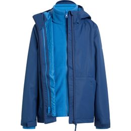 McKINLEY Jungen Outdoorjacke "Ju.-Funktions-Jacke Allalin 3:1 III B", blau, Gr. 128, Web, Obermaterial: 100% Polyester. Innenjacke: 100% Polyester,
