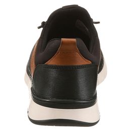 Salamander Herren Slip-On Sneaker, Gr. 40, braun, Leder, Textil, Mesh, Schuhe, Schlupfschuh, Slipper, Freizeitsneaker mit Mesh-Einsatz
