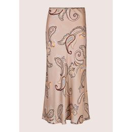 Madeleine Mode MADELEINE Damen Midirock "Paisley-Rock Eleganter Look im Paisley-Design", beige, Modern, Gr. 40, Obermaterial: 100% Viskose CV., R&ouml;cke