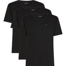 Herren T-Shirt, Tommy Hilfiger Underwear, Gr. XXLschwarz, schwarz, schwarz, Jersey, Obermaterial: 100% Baumwolle, Shirts, Jersey, Rundhals, normale