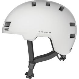 Abus Fahrradhelm "SKURB", S, wei&szlig;, Helme
