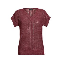 GOLDNER Damen Strickpullover "Kurzgr&ouml;&szlig;e Pullover", lila, Gr. 21, Obermaterial: 55% Polyacryl PAN. 45% Polyamid PA., Pullover, Ohne