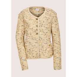 Madeleine Mode MADELEINE Damen Jackenblazer "Blazer Tweed-Blazer im Couture-Look", grau, Modern, Gr. 48, Obermaterial: 35% Baumwolle CO. 22% Polyester PES. 18%