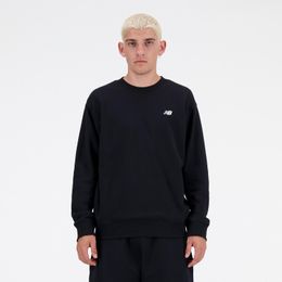 New Balance Herren Sweatshirt "SPORT ESSENTIALS FRENCH TERRY CREW", schwarz, Gr. M, Obermaterial: 60% Baumwolle, 40% Polyester, Sweatshirts, mit
