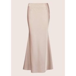 Madeleine Mode MADELEINE Damen Midirock "Satinrock Eleganter Maxirock f&uuml;r festliche Anl&auml;sse", beige, Modern, Gr. 36, Obermaterial: 100% Polyester PES., R&ouml;cke,